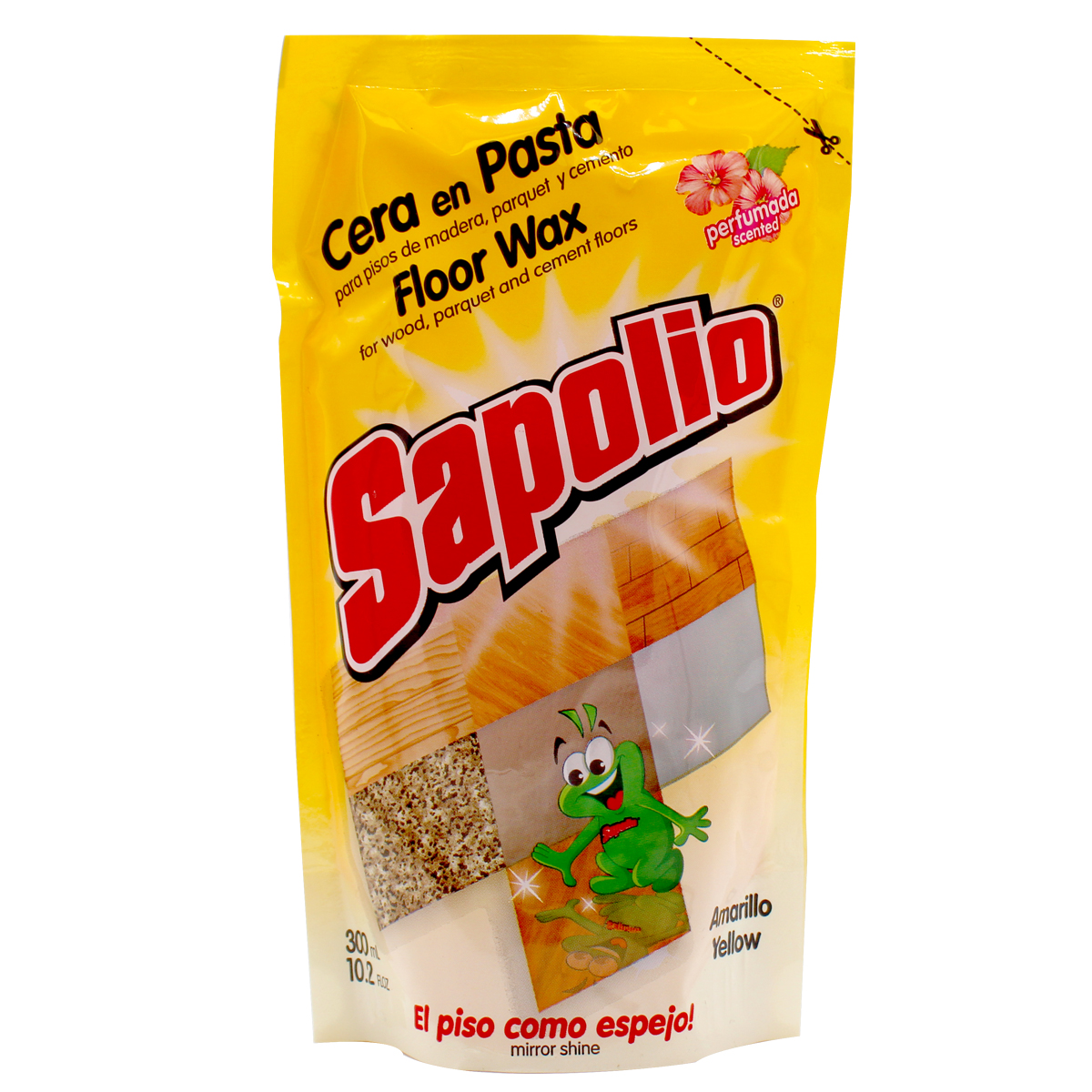 Cera para Piso: Cera en pasta Sapolio 300 Amarilla