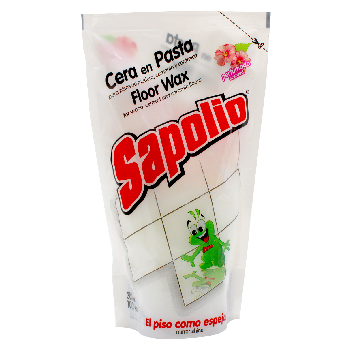 Cera para Piso: Cera en pasta Sapolio 300ml Neutro